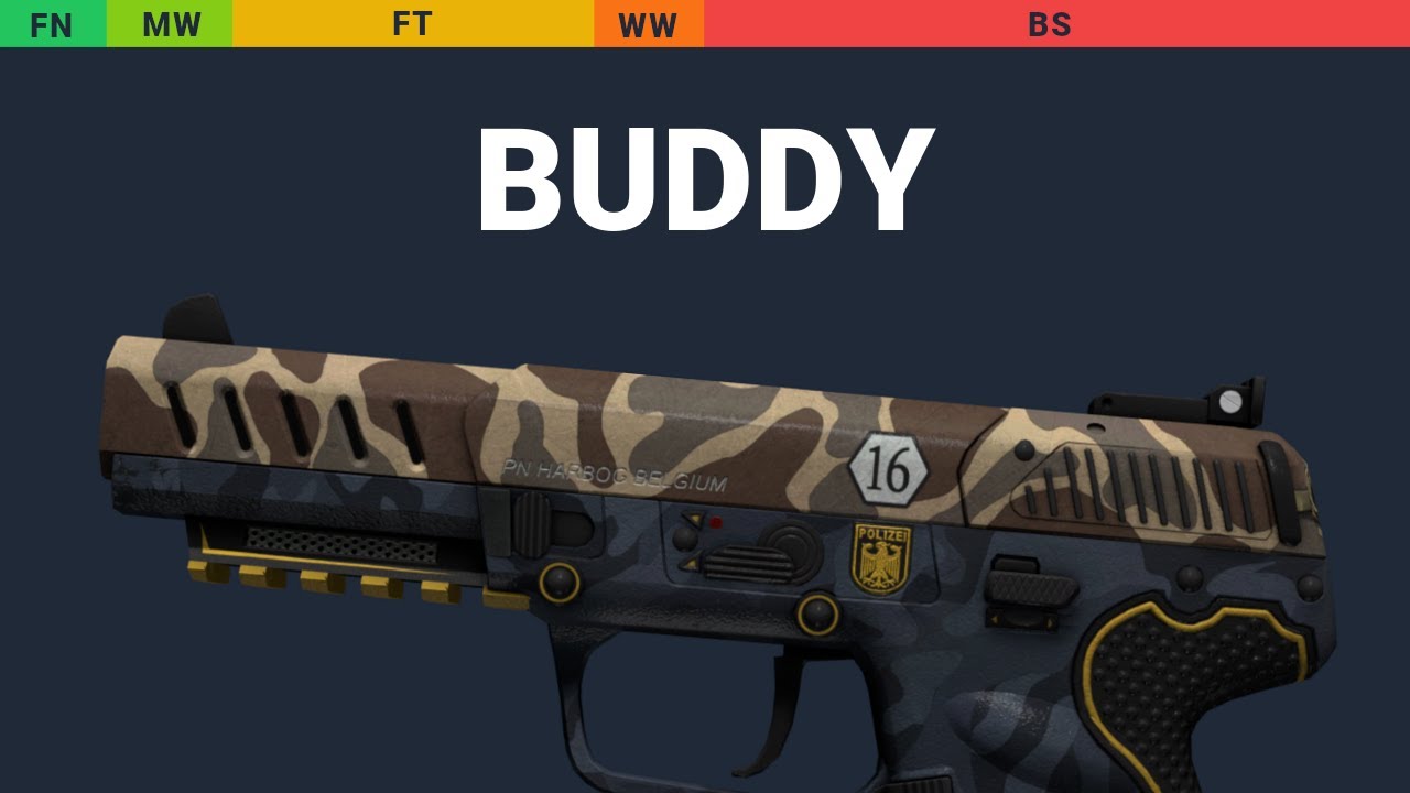 Five-SeveN Buddy - Skin Float And Wear Preview - YouTube