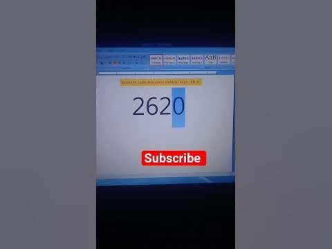 Ms Word Shortcut Tricks | Ms Word Magic Tricks | Tricks - YouTube