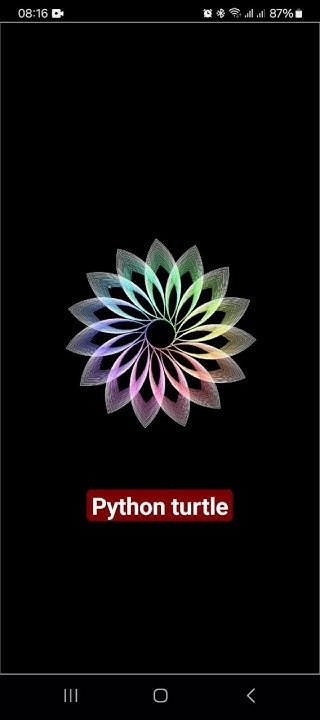 Python Turtle Draw Graphics Colorsys Youtube