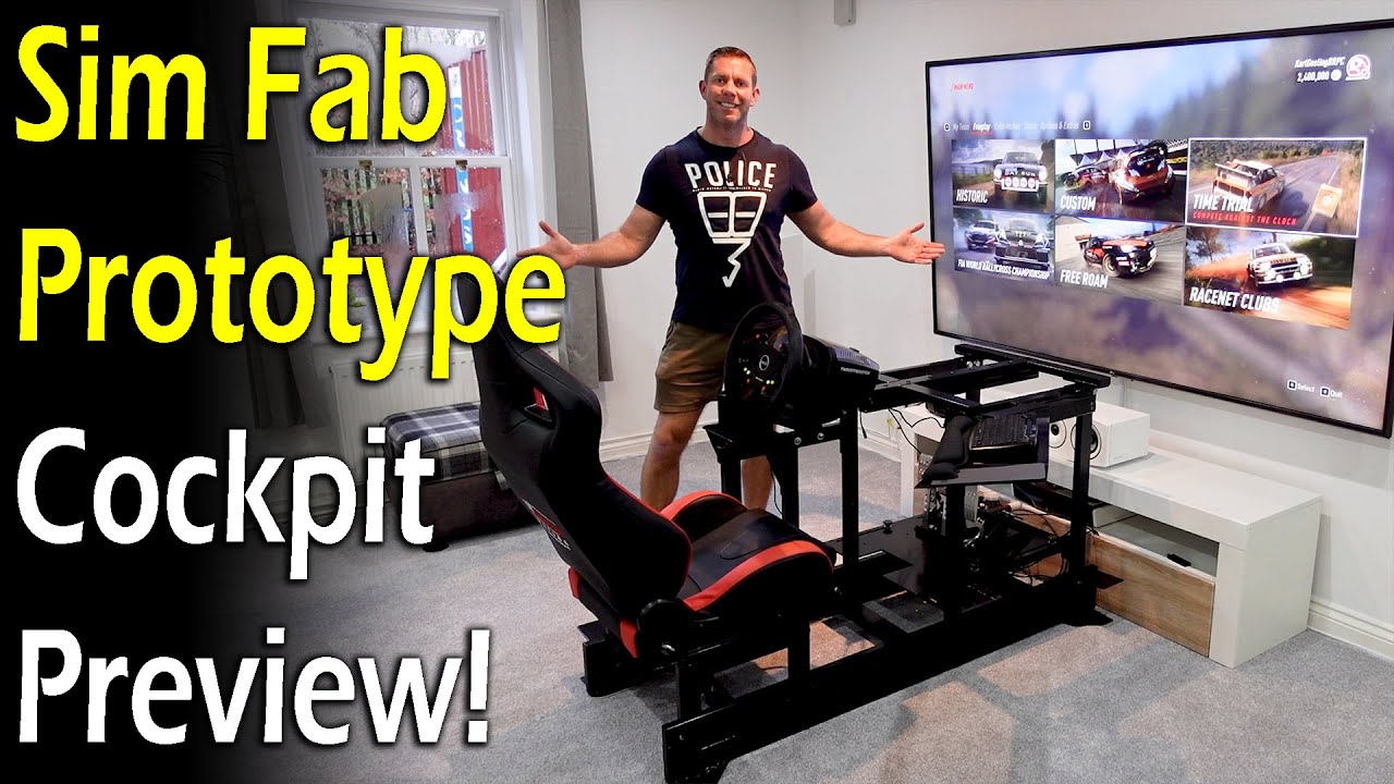 Sim Fab Prototype Racing Cockpit Preview - YouTube