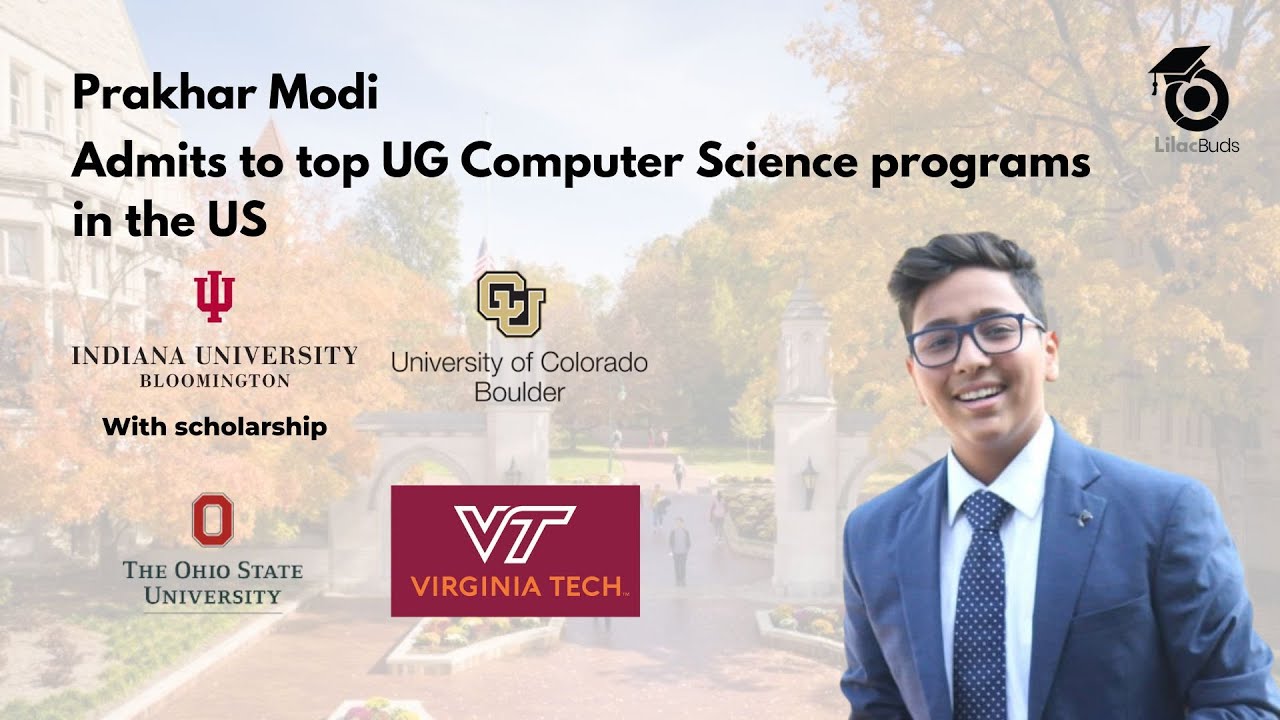 Prakhar gets into top UG Computer Science programs! - YouTube