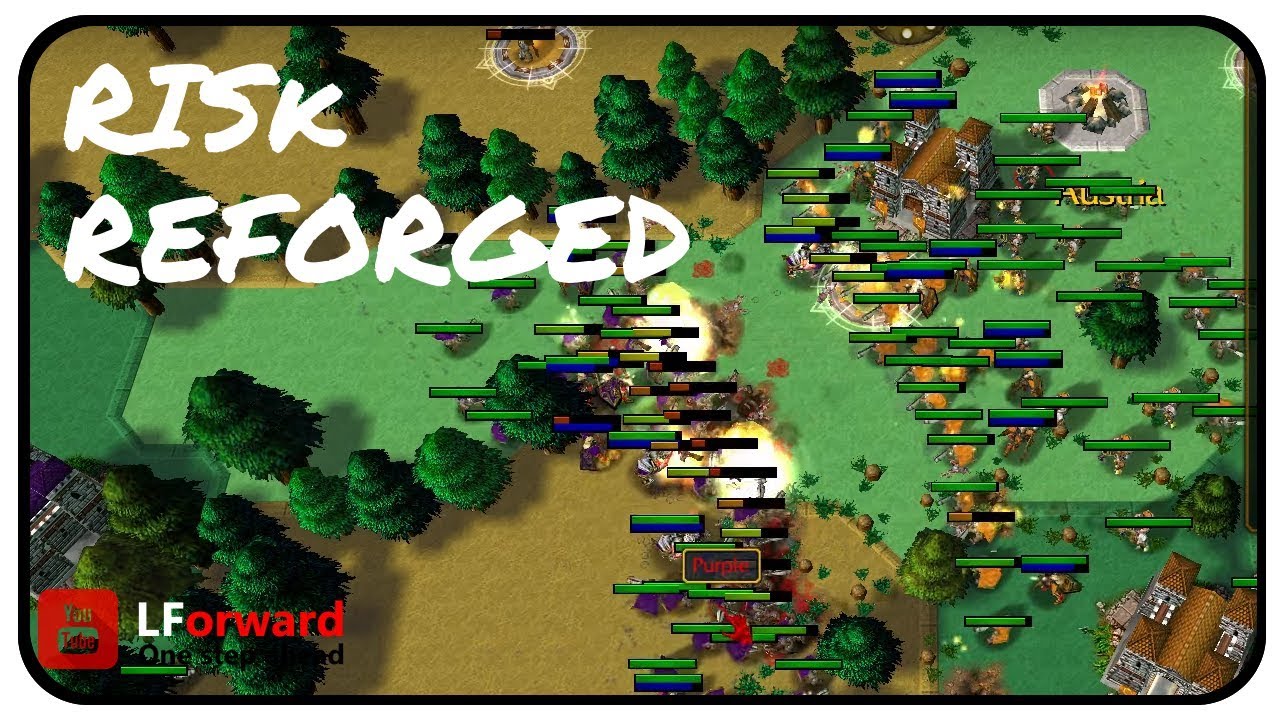 Warcraft 3 Custom Games | Risk Reforged - YouTube
