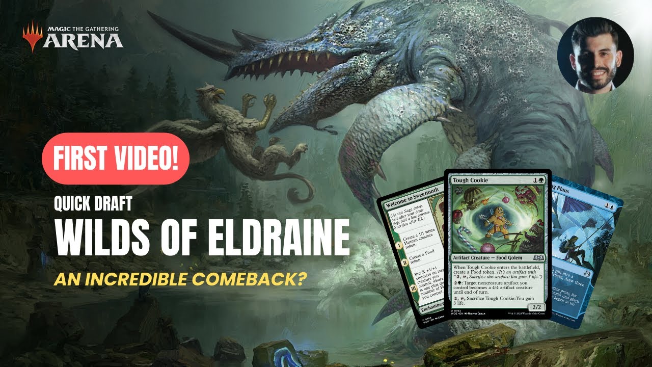 [First video!] INCREDIBLE comeback in WoE Draft? | Wilds of Eldraine Quick Draft | MTGA - YouTube