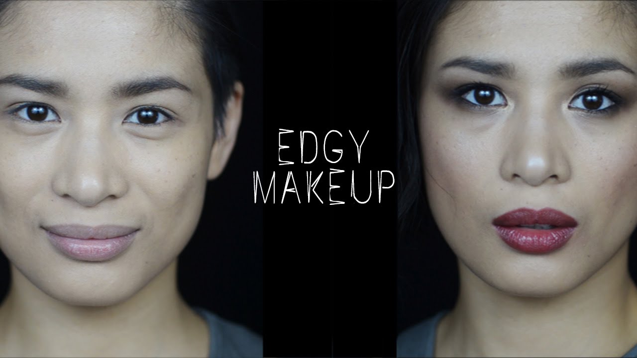 Edgy Makeup Tutorial | Smokey Eyes & Vampy Lips - YouTube