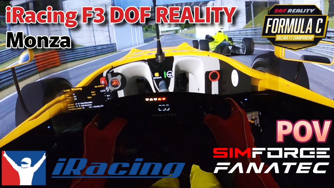 【iRacing】F3 DOF REALITY in Monza！久しぶりのF3にスポット参戦！！！ - YouTube