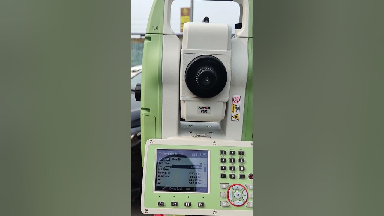 Hướng dẫn đo chi tiết trên máy toàn đạc điện tử LEICA TS03/07 - YouTube