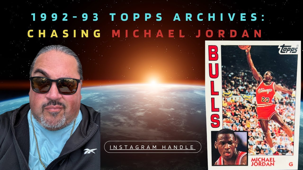 1992-93 Topps Archives: Chasing Michael Jordan - YouTube