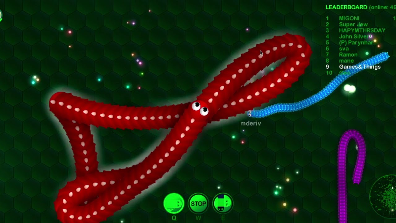 SLITHER.IO| GIANT RED HACKER SNAKE vs.150877 SNAKES **MUST WATCH ...