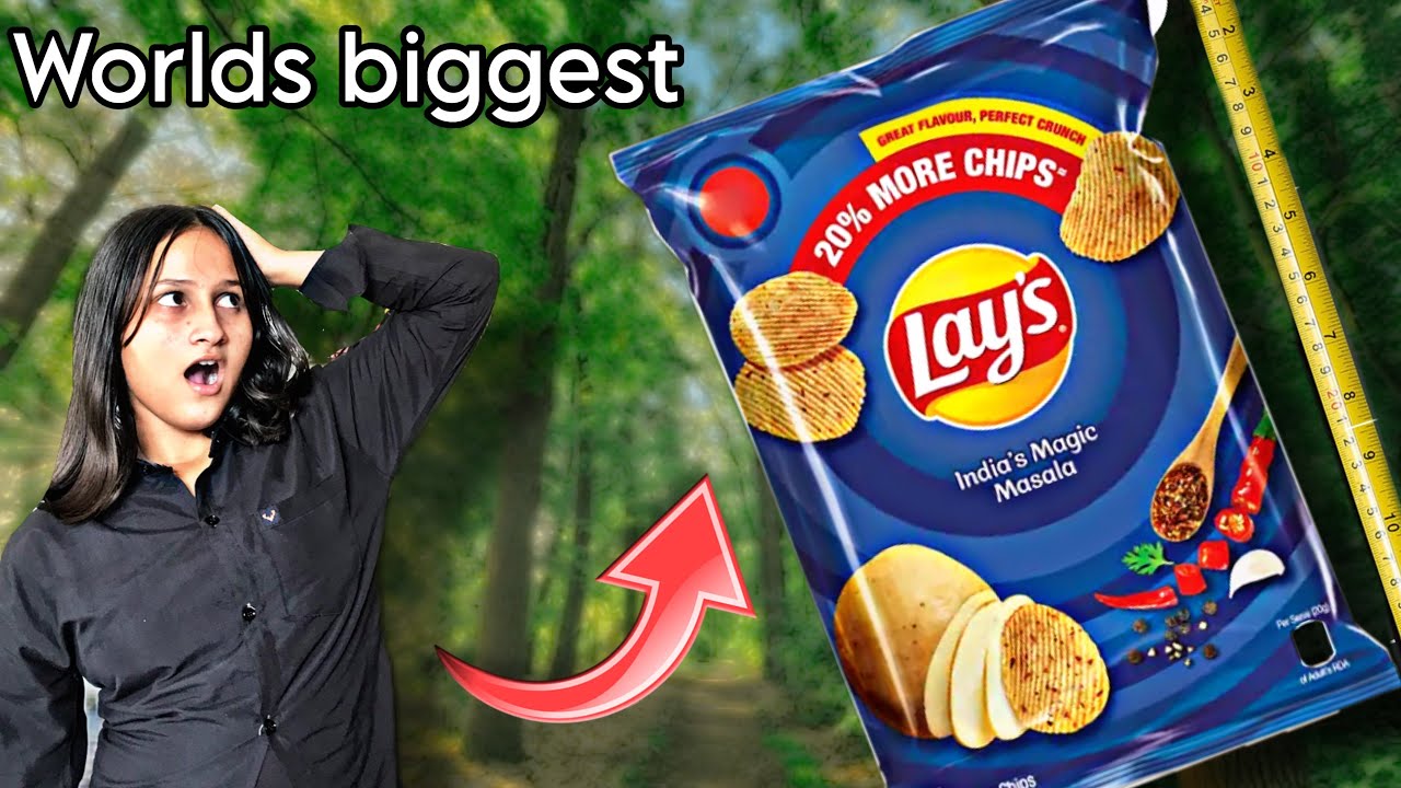 Worlds biggest lays chips packet ever !😱 - YouTube