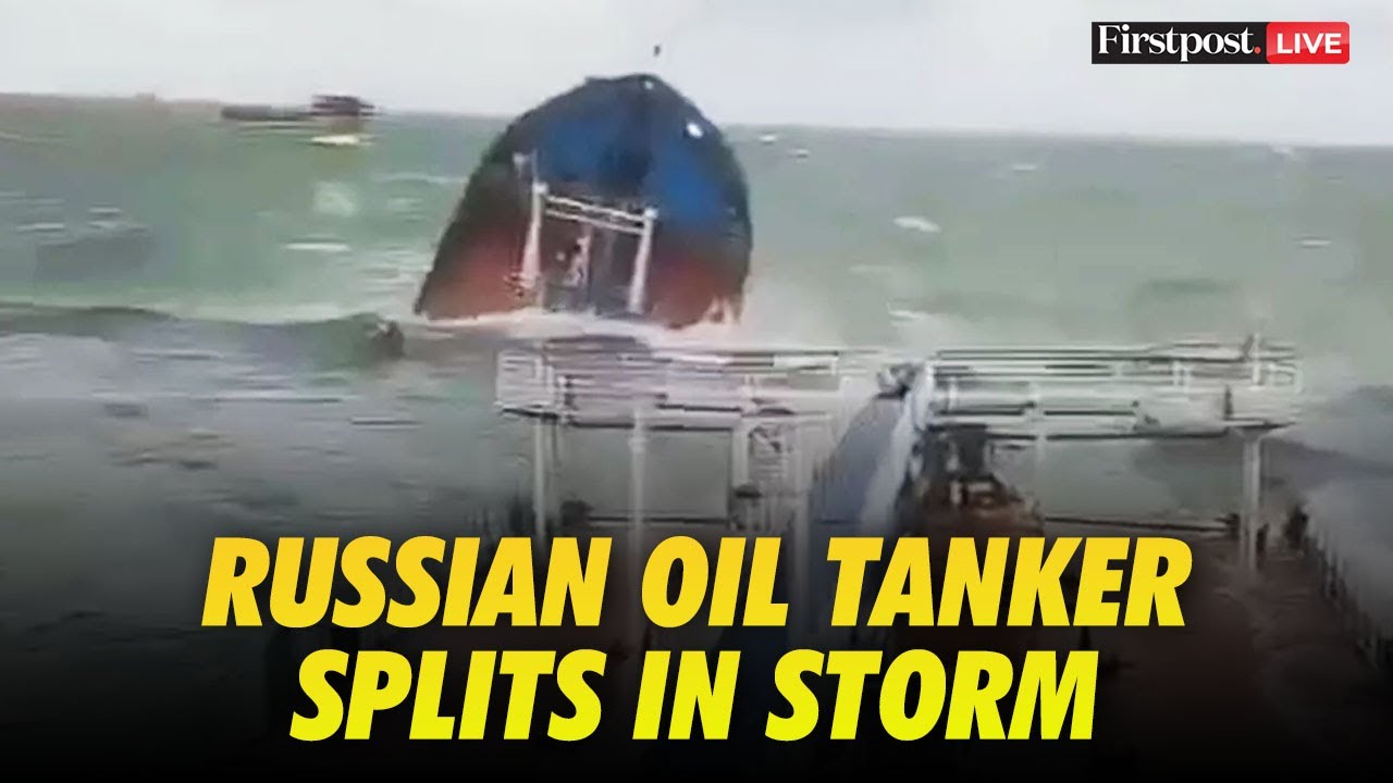 LIVE: Russian Oil Tankers Wrecked in Black Sea, Spilling 4,300 tonnes ...