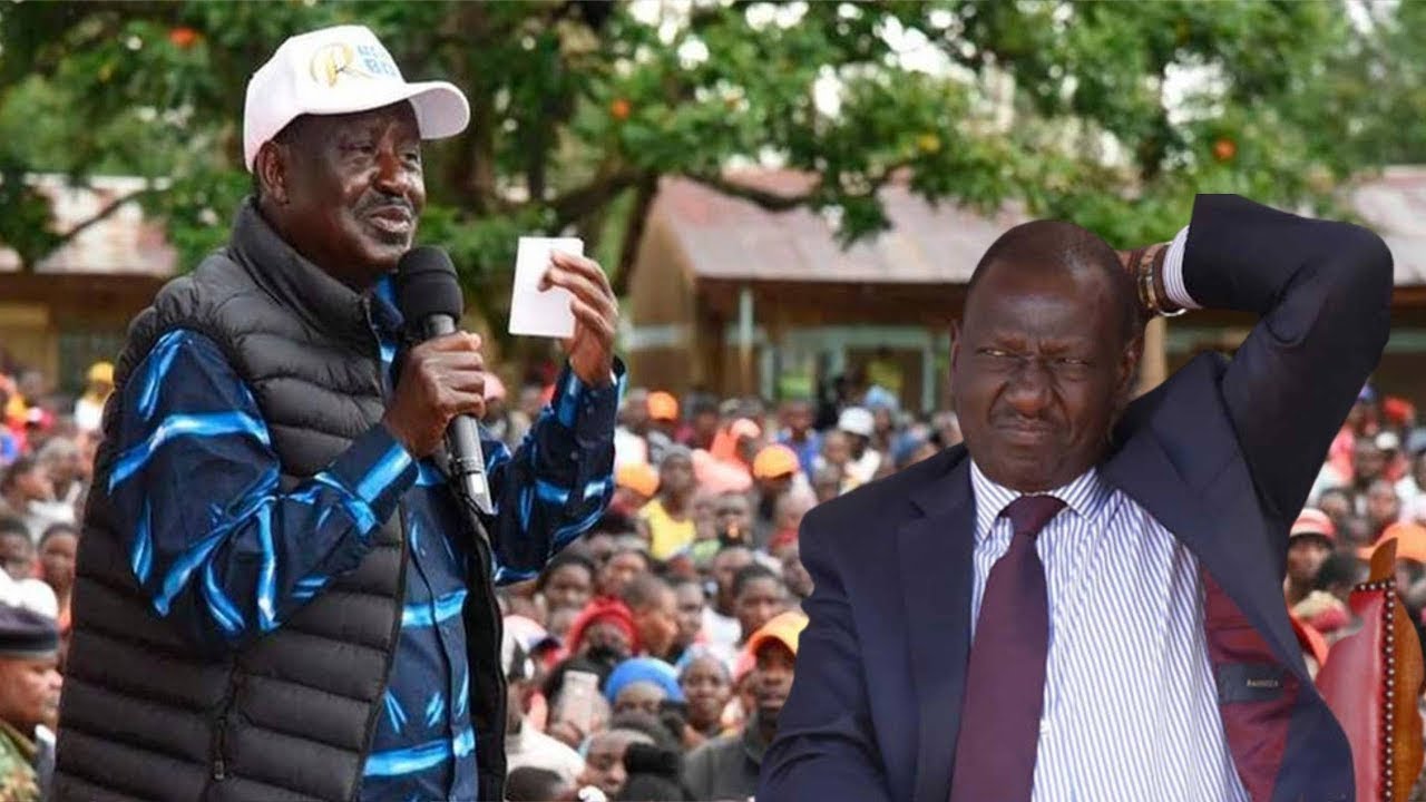 RUTO UTAKONDA HADI UKUFE"FURIOUS RAILA TELLS RUTO ON HIS HELATH ISSUES ...
