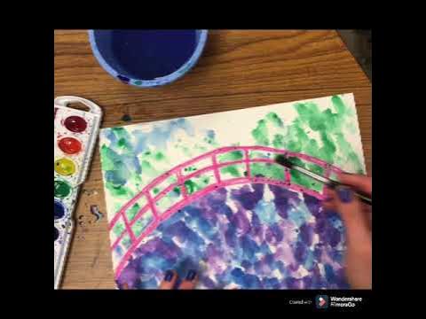 Philippe in Monet's Garden Art Lesson - YouTube
