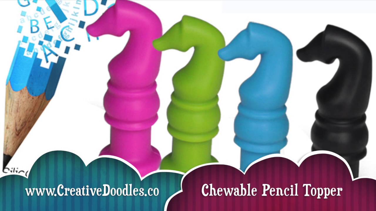 Creative Doodles -Chewable Pencil Toppers - Fidget - Perfect for ADHD ...