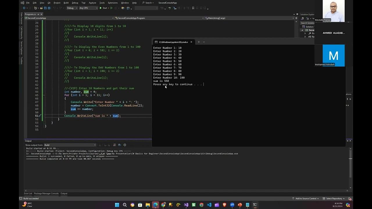 C# Control Flow (Iteration Statements) | Examples - YouTube