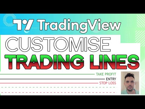 HOW TO Customise Trading Lines on TradingVIew - YouTube