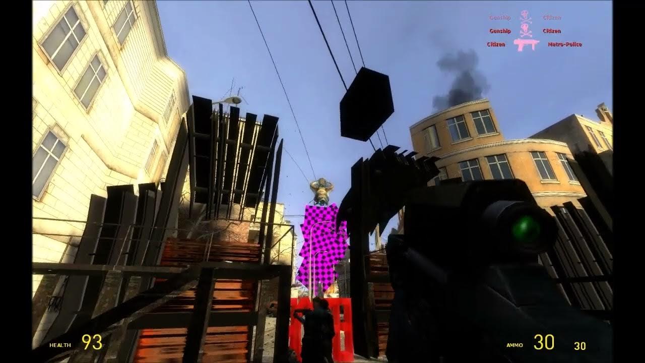 GMod - Workshop HL2 Beta Maps - e3_c17_01 - YouTube