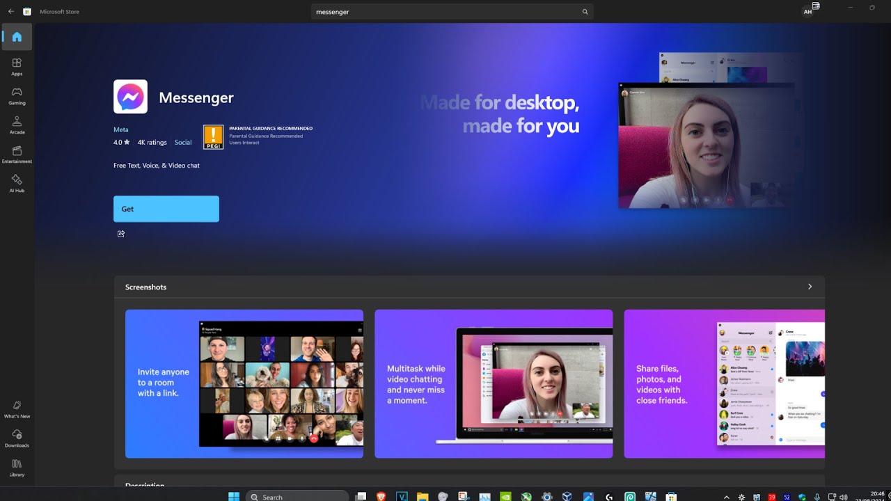 How To Download Facebook Messenger App in Windows 11 PC/Laptop (Add To ...