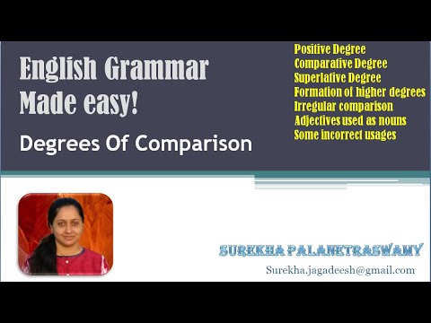 English Grammar | Degrees of comparison | Formation of higher degrees ...