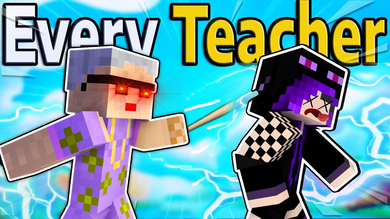 Types of Teachers in Minecraft School - YouTube