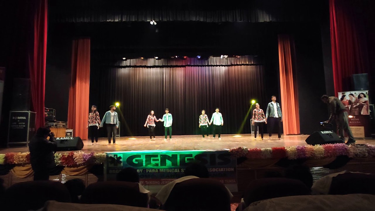 Genesis 2k19 ;- bollywood dance performance by paramedics at Dr rpgmc ...