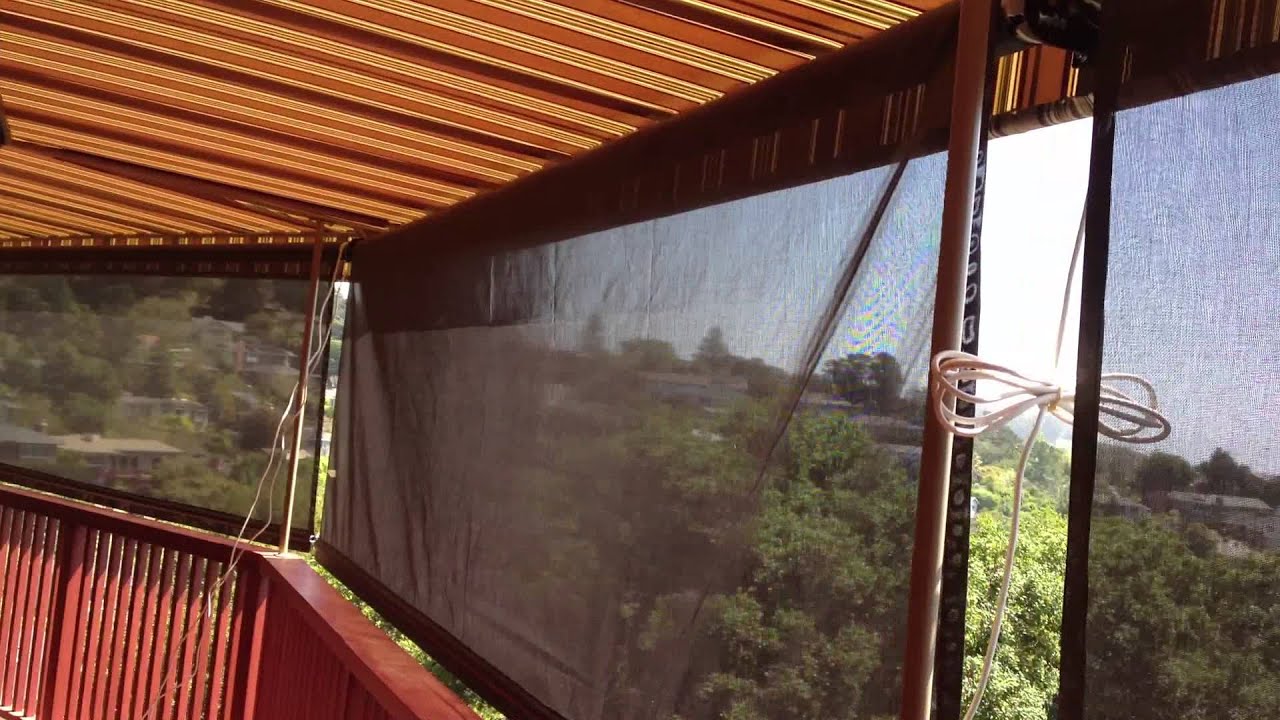 retractable curtains ferrari mesh - YouTube