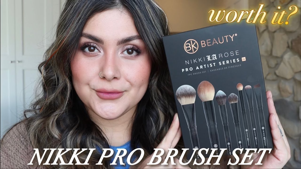 NEW Nikki La Rose x BK Beauty Pro Artist Brush Set | worth it? - YouTube