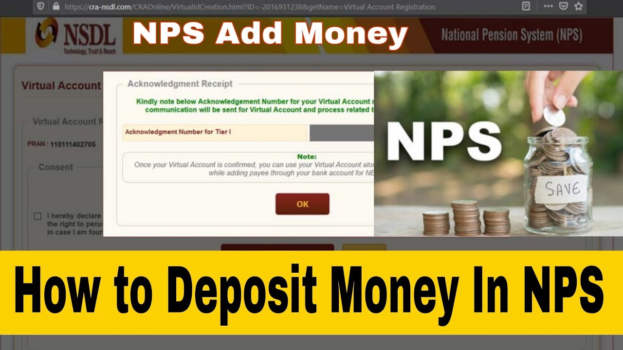 How to Deposit Money In NPS Account online 2023|Add money in NPS| NPS ...