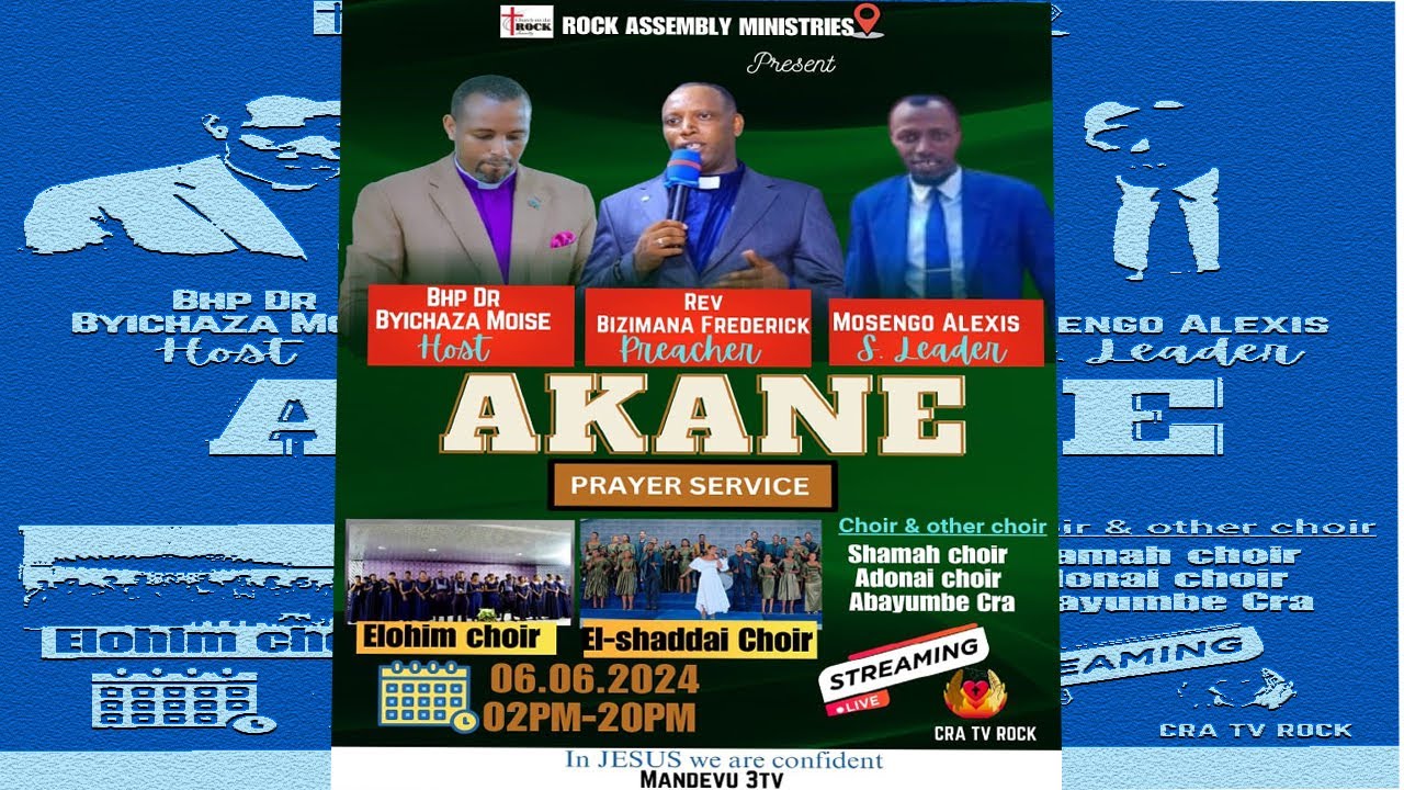 #AKANE |PRAYER SERVICE| PRAISE AND WORSHIP | WITH REV. BIZIMANA FREDERICK - YouTube