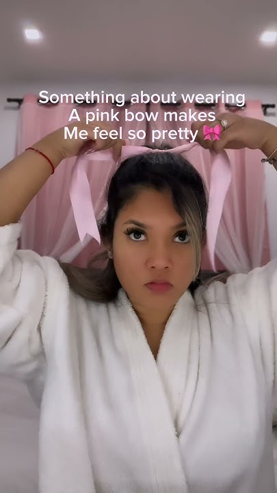 🎀🎀 Beauty Hairstyle Pink Pinkbow Girl Youtube