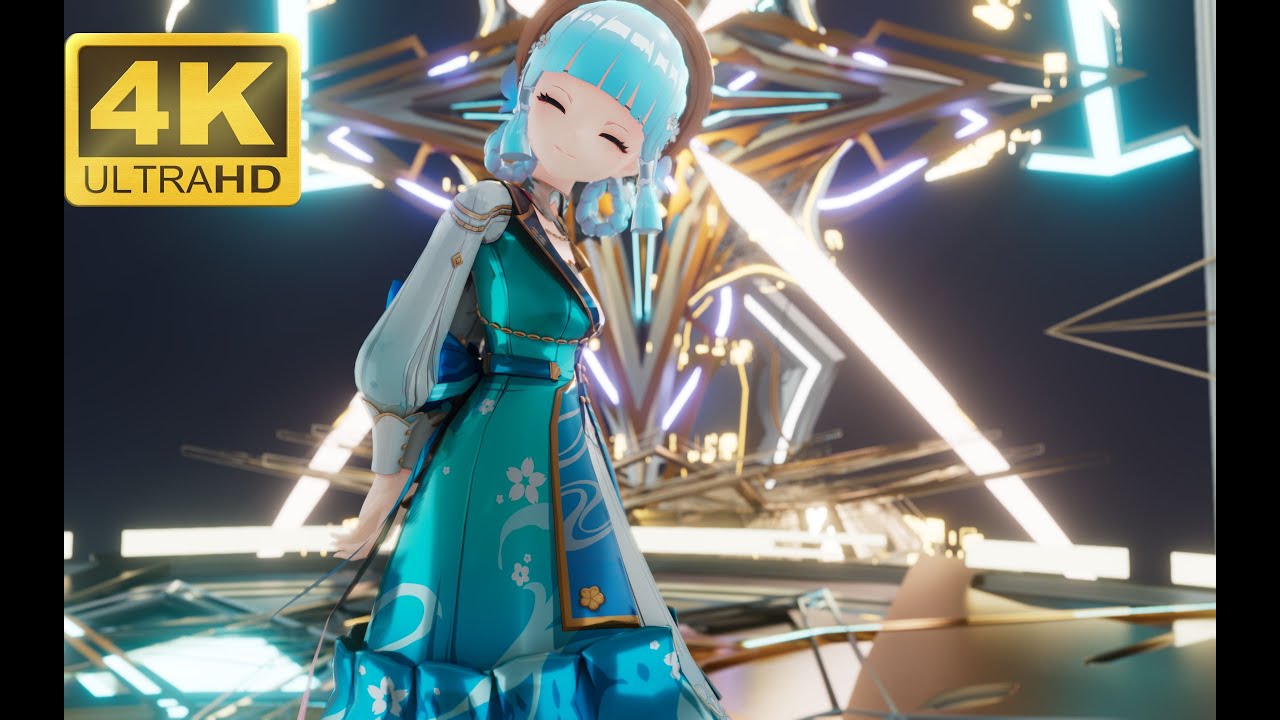 Genshin Impact MMD／4K／60FPS】Ayaka【N° 1】 - YouTube