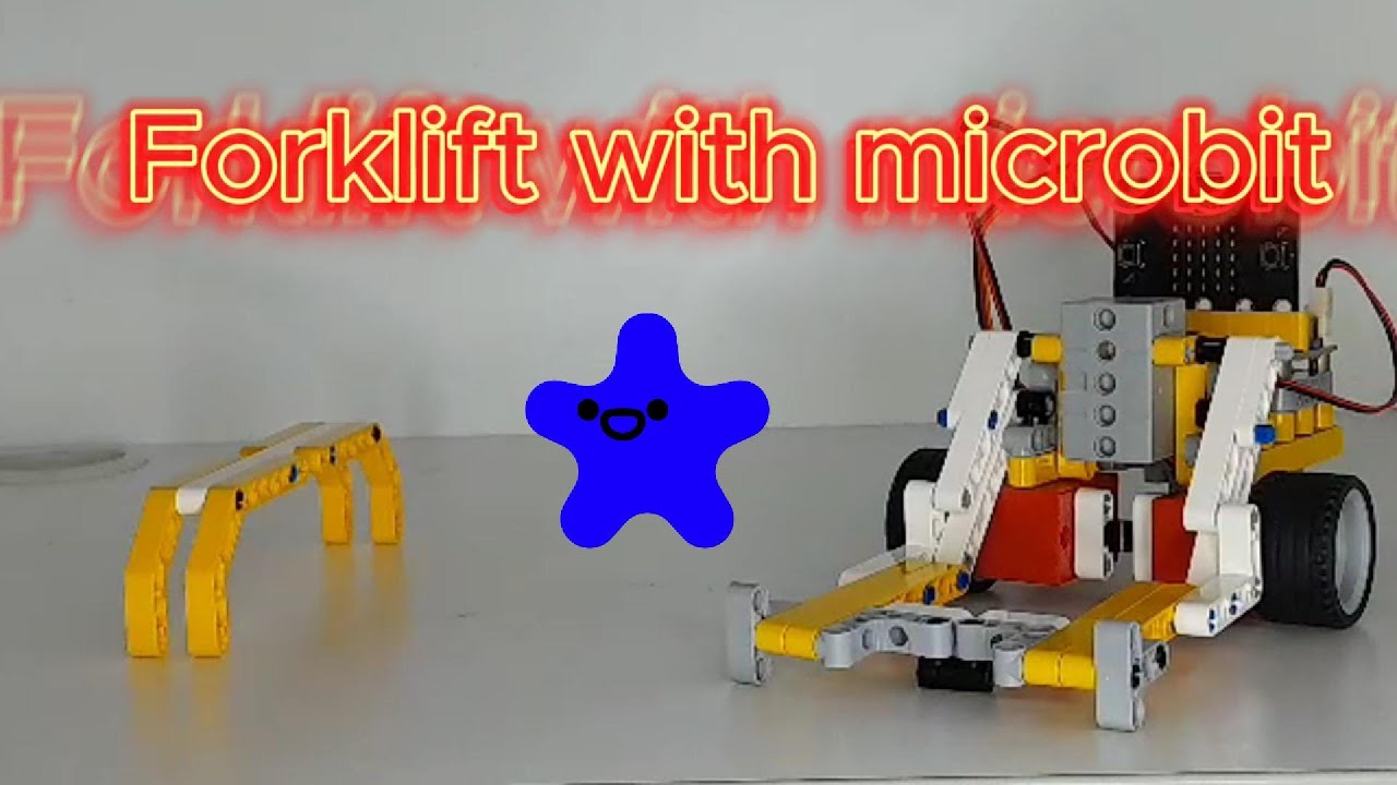Easy LEGO Forklift with microbit #lego #microbit #legoeducation # ...