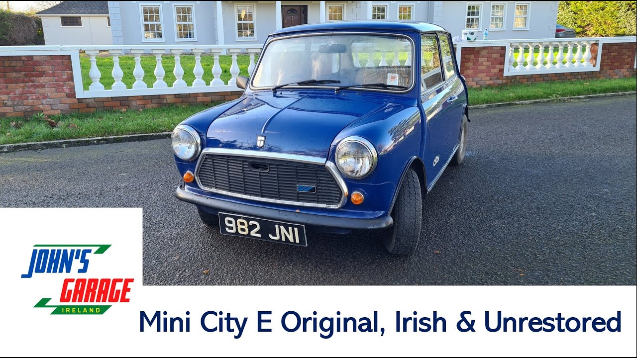 1981 Mini City E Original, Irish and Unrestored : John's Garage - YouTube