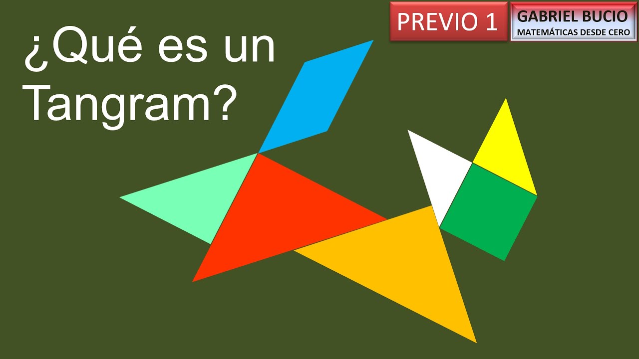P1 - ¿Qué es un tangram? - YouTube