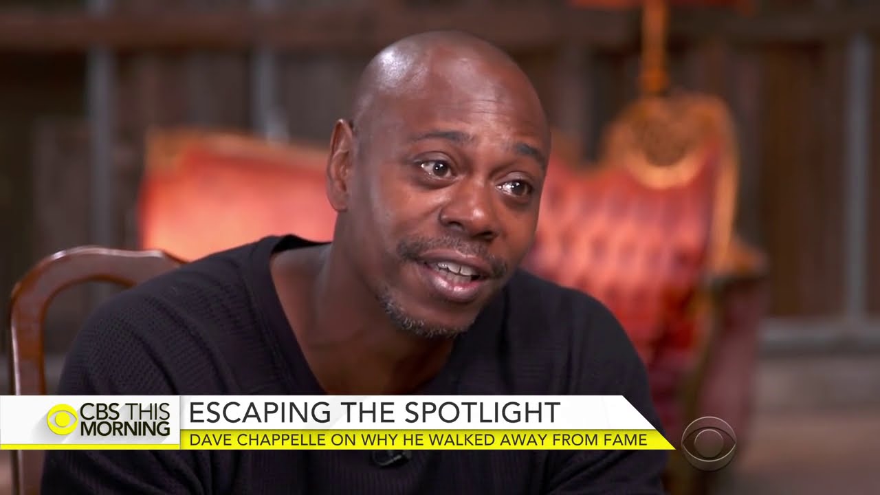 Dave Chappelle on letting go (CBS this morning rare interview) - YouTube