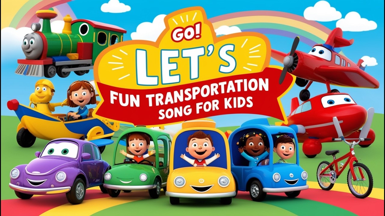 Sing Along with Fun Vehicles! 🚗🚂🛳️ ️🚲 | Catchy Kids Song! - YouTube