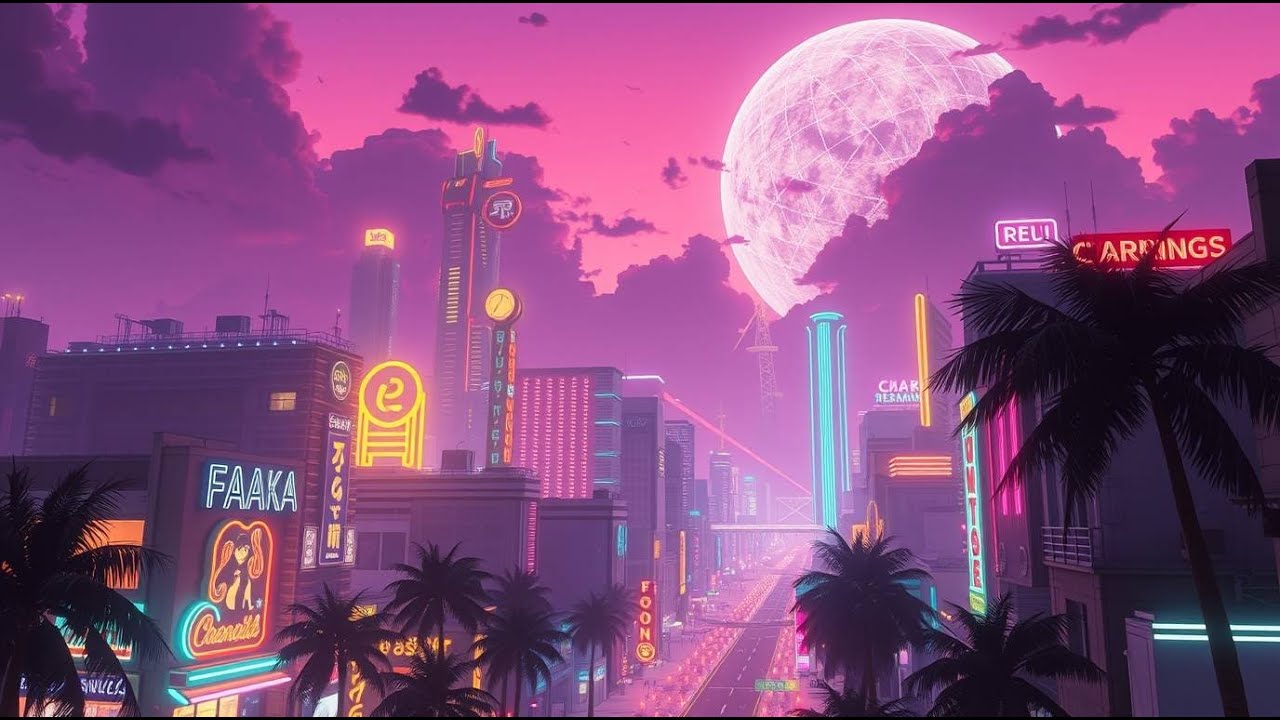 Relaxing Vaporwave Music for a Retro Mood | Lo-Fi Chill Synths for ...