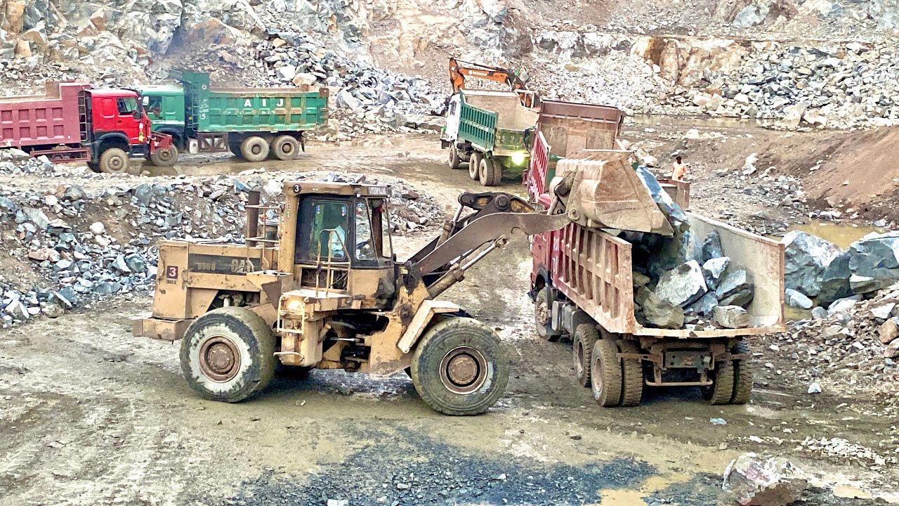 Massive Rock Loading Show By Powerful 966 Wheel Loader October 11, 2025 ...