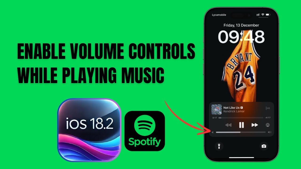 How to Enable Volume Controls On the Lock screen while Playing Music on ...