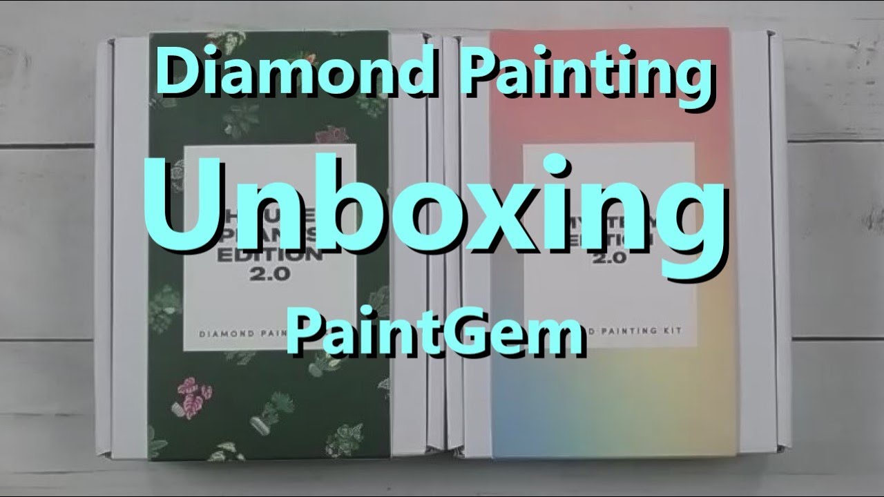 Diamond Painting Unboxing - PaintGem - Houseplants and Mystery 2 - YouTube