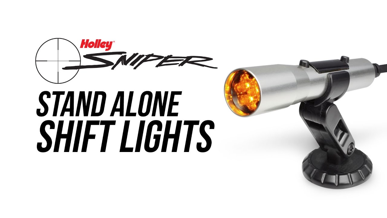 Holley Sniper Stand Alone Shift Lights - YouTube