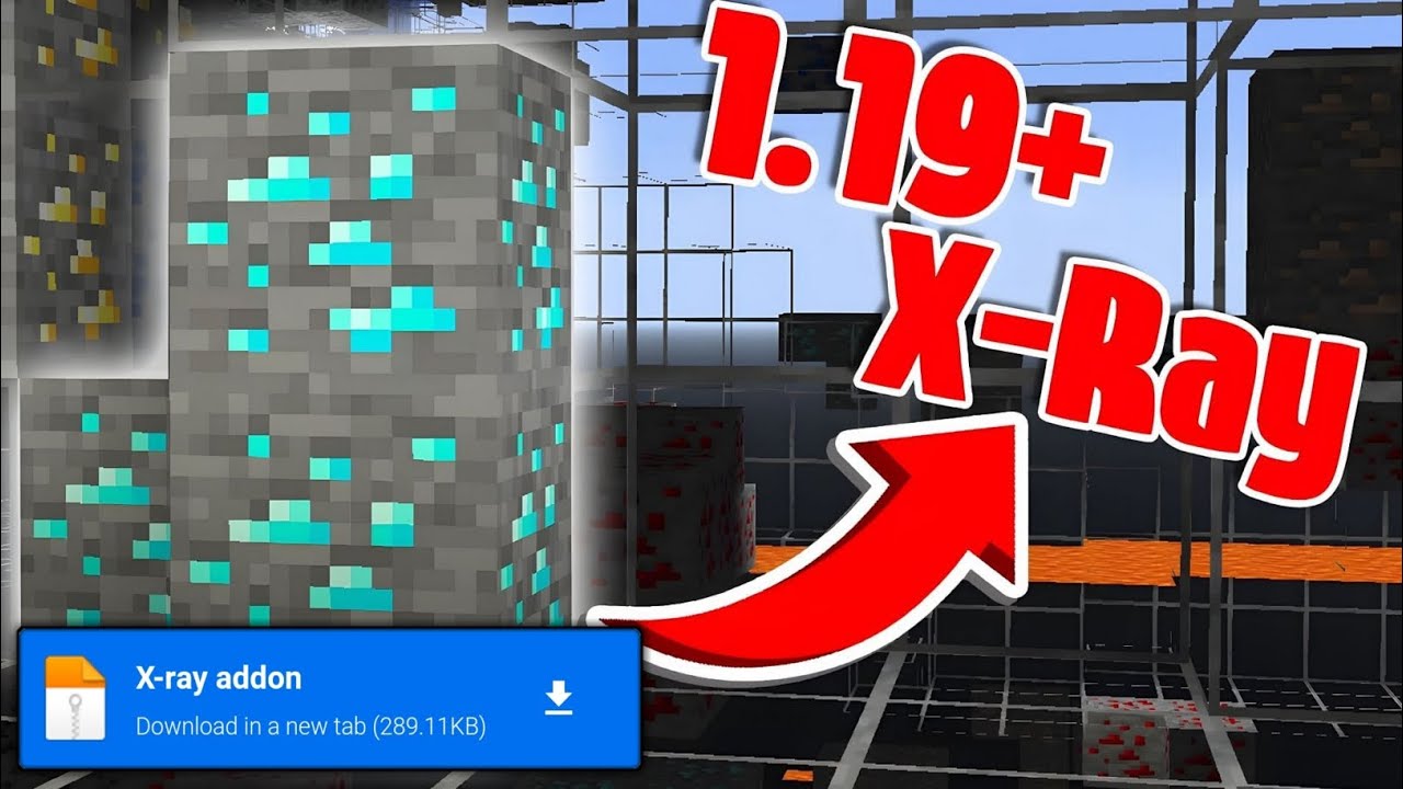 X-Ray addon for Minecraft pe X-Ray addon mcpe 1.19 | X-ray minecraft pe ...