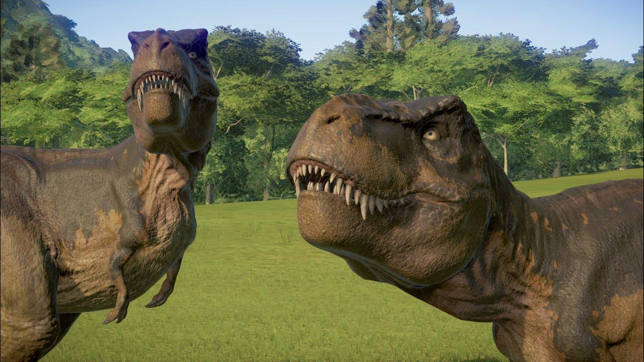 Herd of T-REX | Life in the Jurassic || Jurassic World Evolution - YouTube