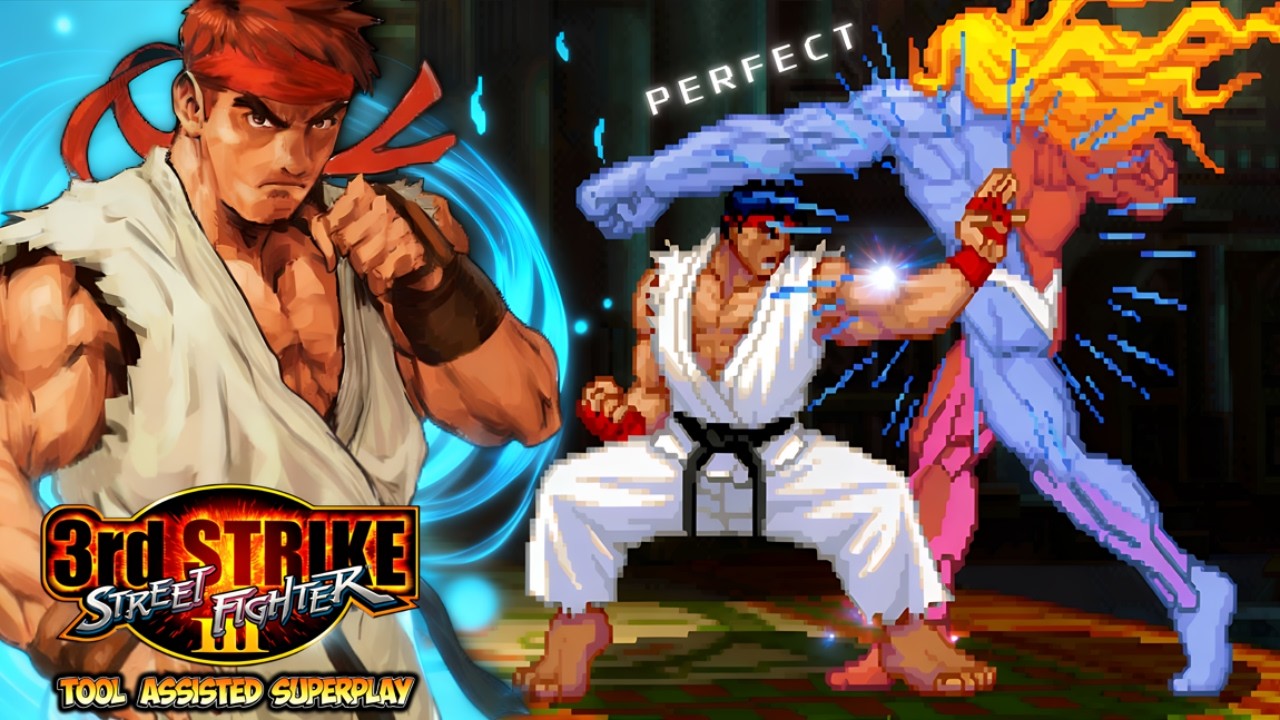 ABSOLUTE MASTERY: Ryu TAS in Street Fighter III 3rd Strike - YouTube
