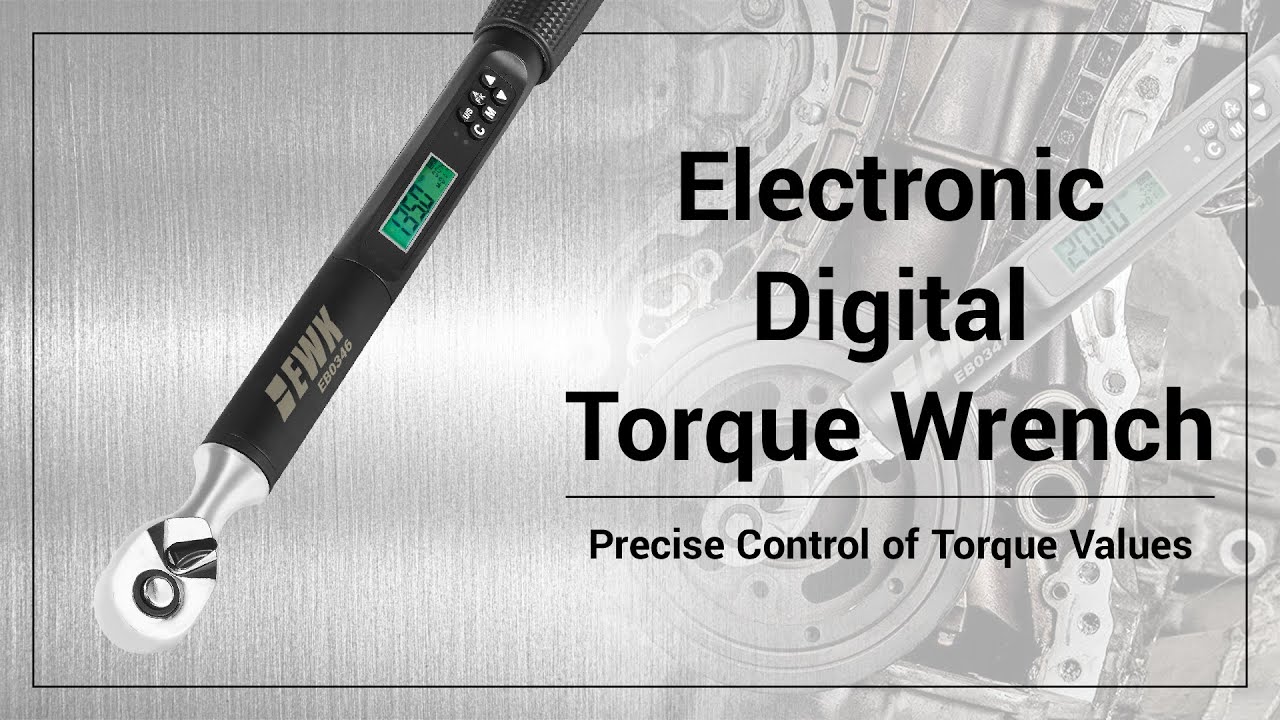 EWK Electronic Digital Torque Wrench - Precise Control of Torque Values ...