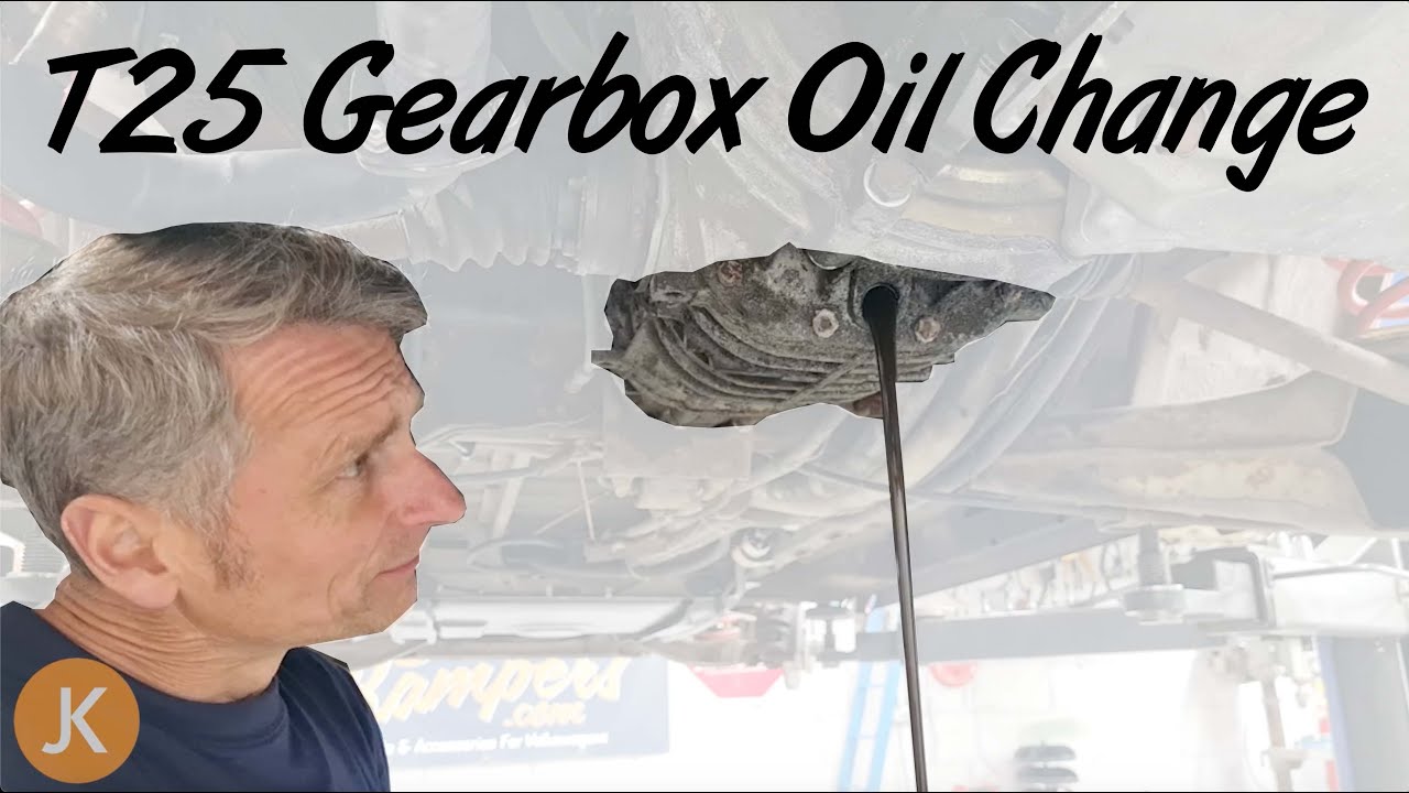 How to change the gear box oil in a T25 / T3 - YouTube