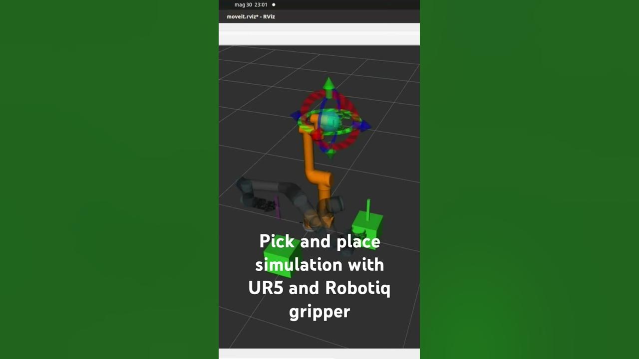 How to code Pick and Place with UR5 and Robotiq gripper #robot #coding #programming #tech - YouTube