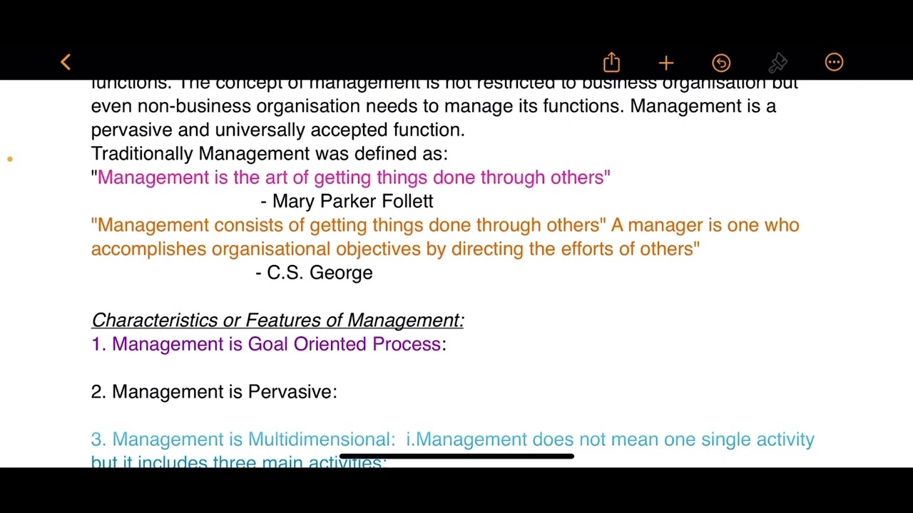 Principle of management introduction | class 12 | - YouTube