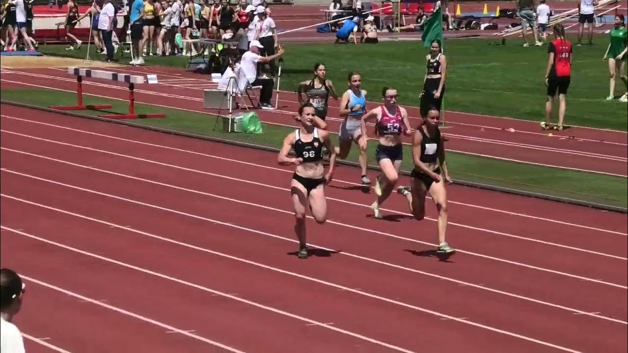 100m kobiet U16 bieg 4 - Poznań 20240601 - YouTube