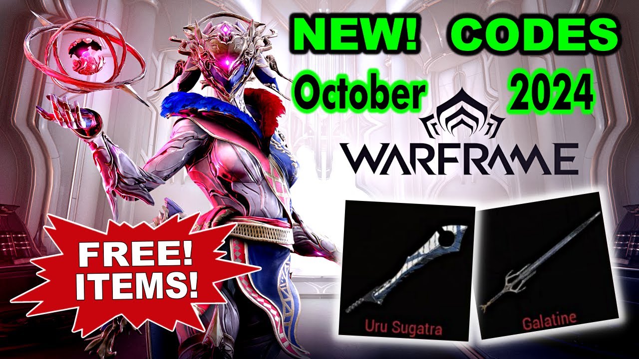 *NEW* ALL WORKING WARFRAME ITEMS CODES OCTOBER 2024 - WARFRAME CODES ...