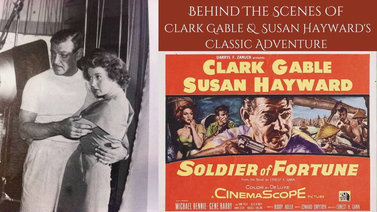SOLDIER OF FORTUNE 1955 - Behind The Scenes Of Clark Gable & Susan ...